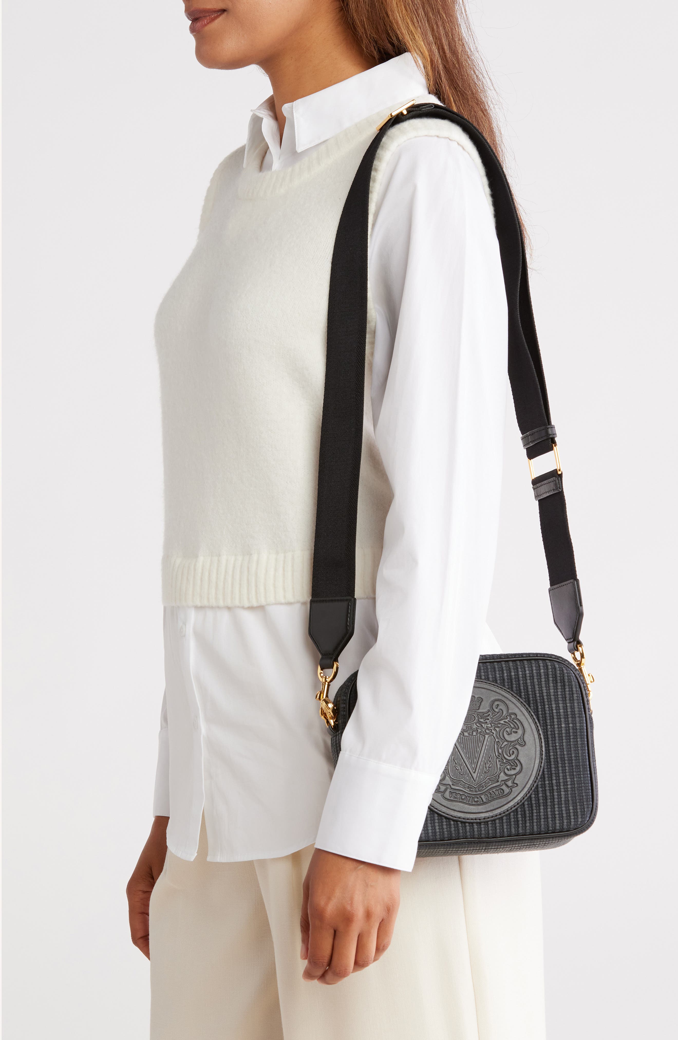 Veronica Beard Crest Leather Camera Bag | Nordstromrack