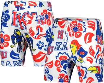 Wes & Willy Men's Wes & Willy White Kansas Jayhawks Vault Tech Swimming ...