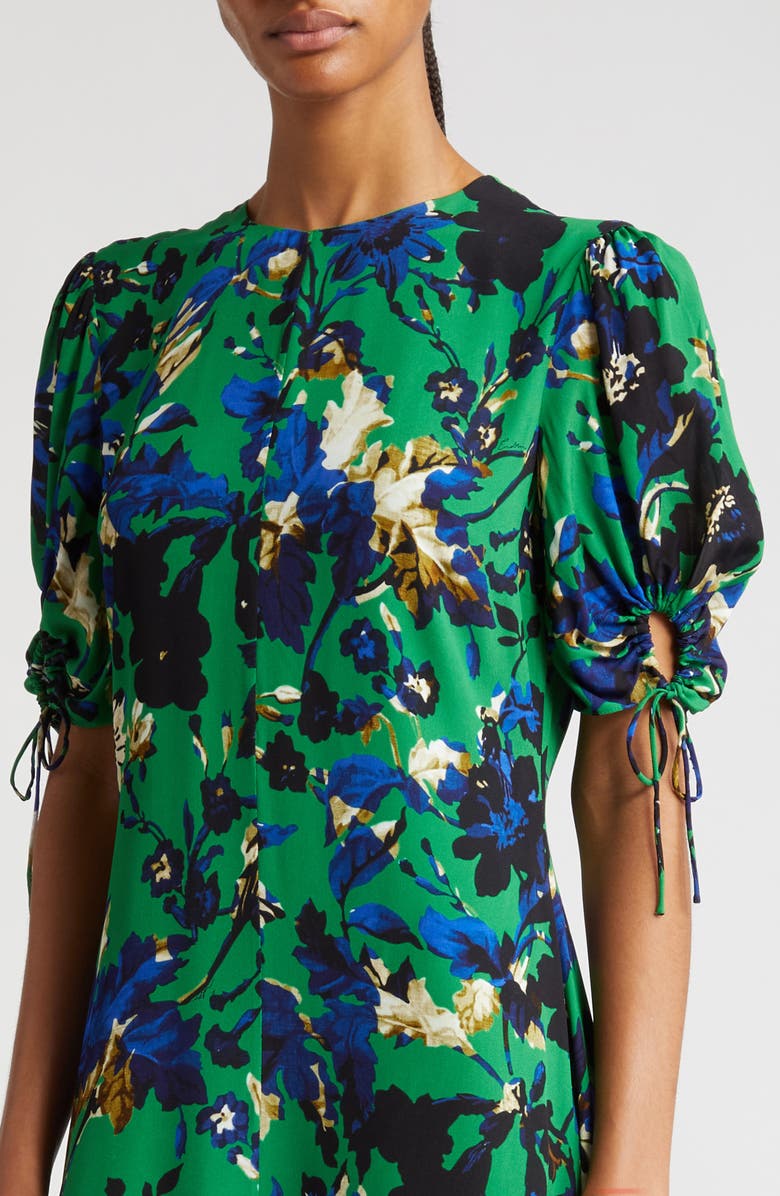 Erdem Floral Print A-Line Midi Dress | Nordstromrack