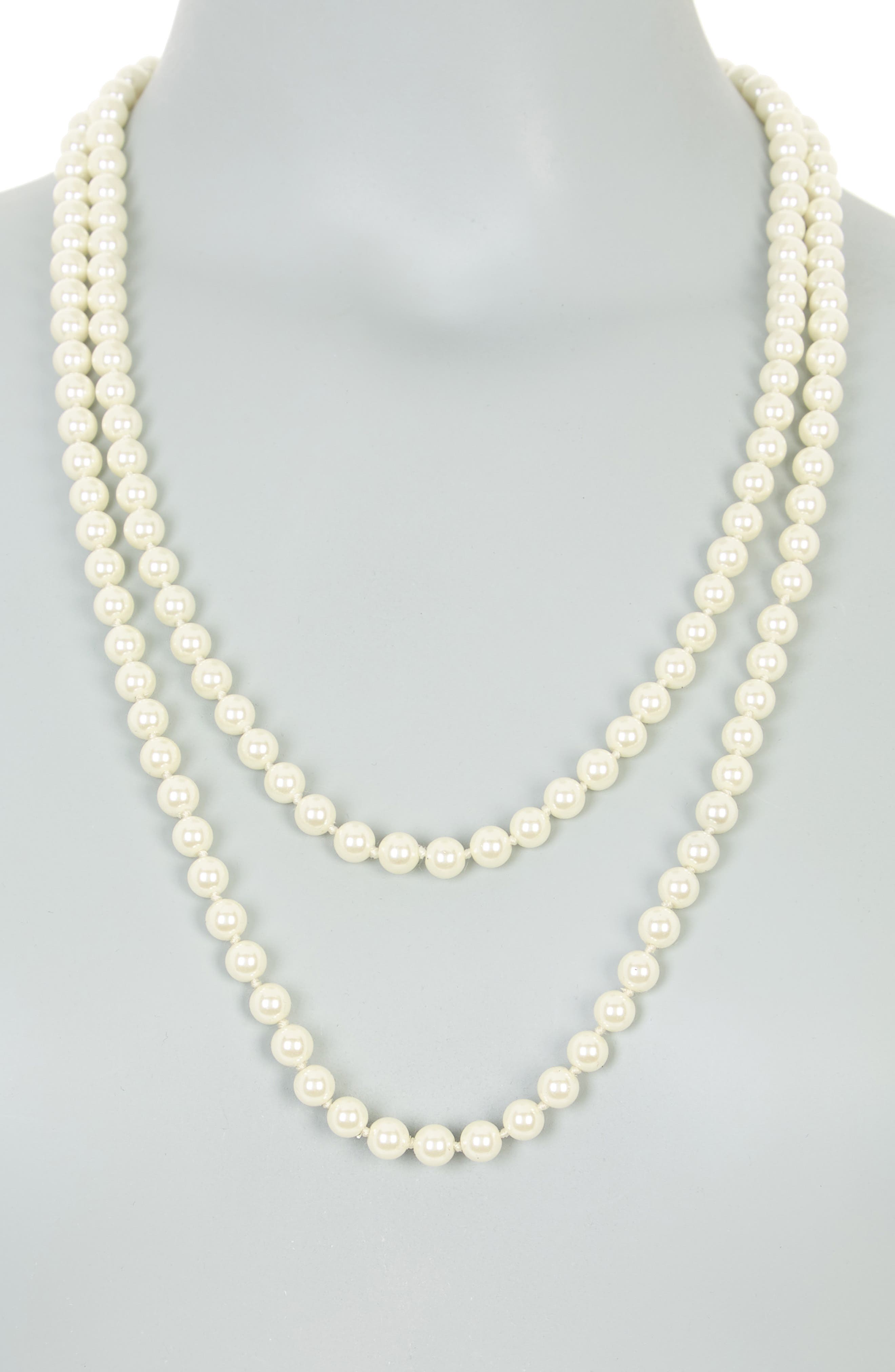 NORDSTROM RACK Layered Faux Pearl Necklace | Nordstromrack