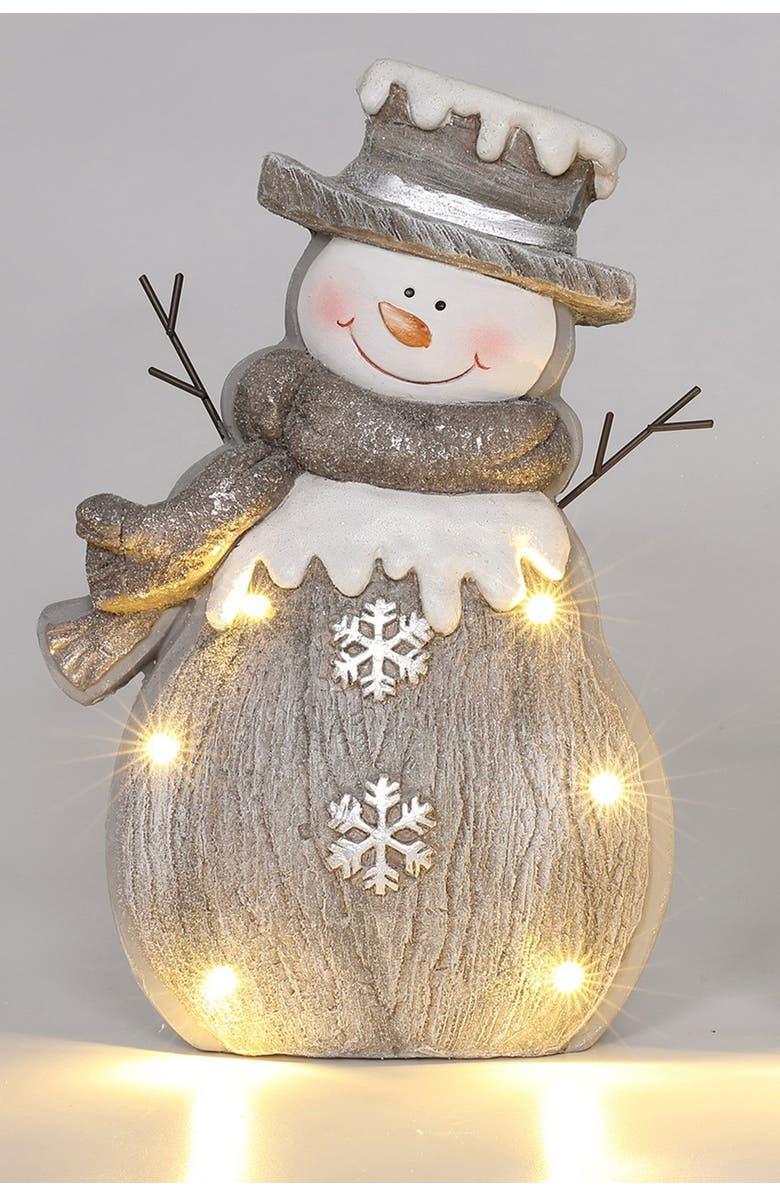 SPECIAL T IMPORTS LED Silver Branch Arm Snowman | Nordstromrack