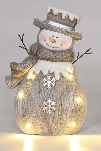 SPECIAL T IMPORTS LED Silver Branch Arm Snowman | Nordstromrack