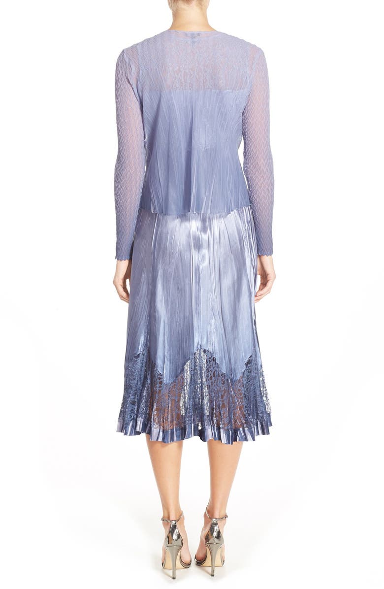 Komarov Mixed Media A-Line Dress & Jacket | Nordstrom