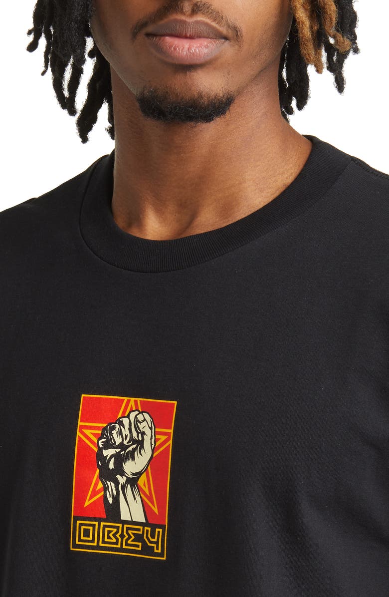Obey Fist Cotton Graphic Tee | Nordstrom
