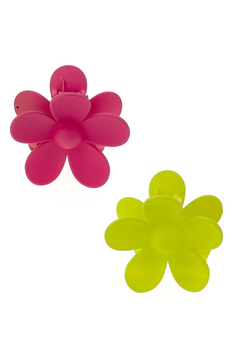 Ettika 2-Pack Assorted Daisy Claw Hair Clips | Nordstrom
