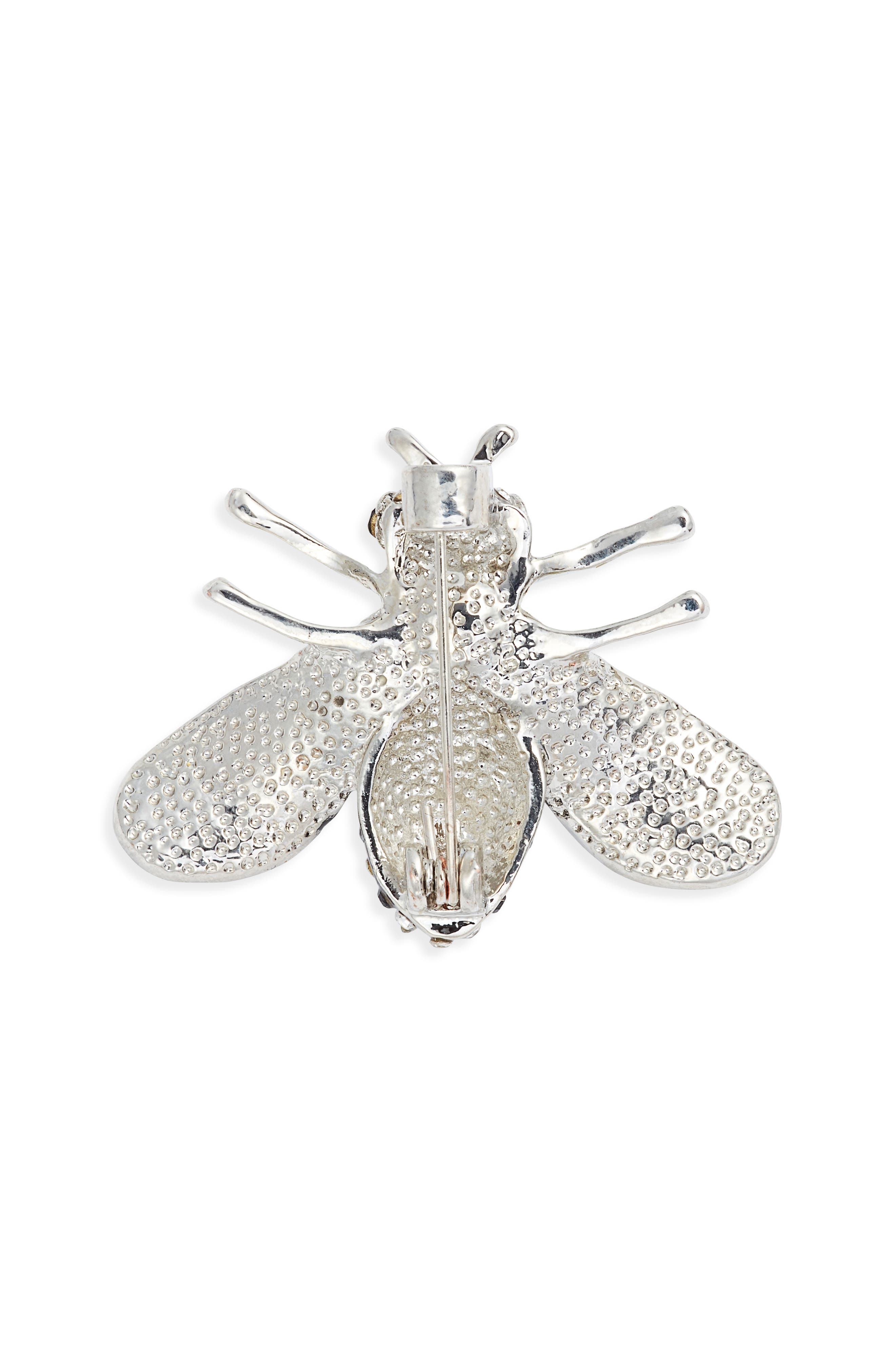 CLIFTON WILSON Crystal & Imitation Pearl Bee Lapel Pin | Nordstrom