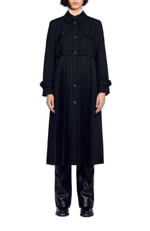 Women's Pleated Trench Coats | Nordstrom