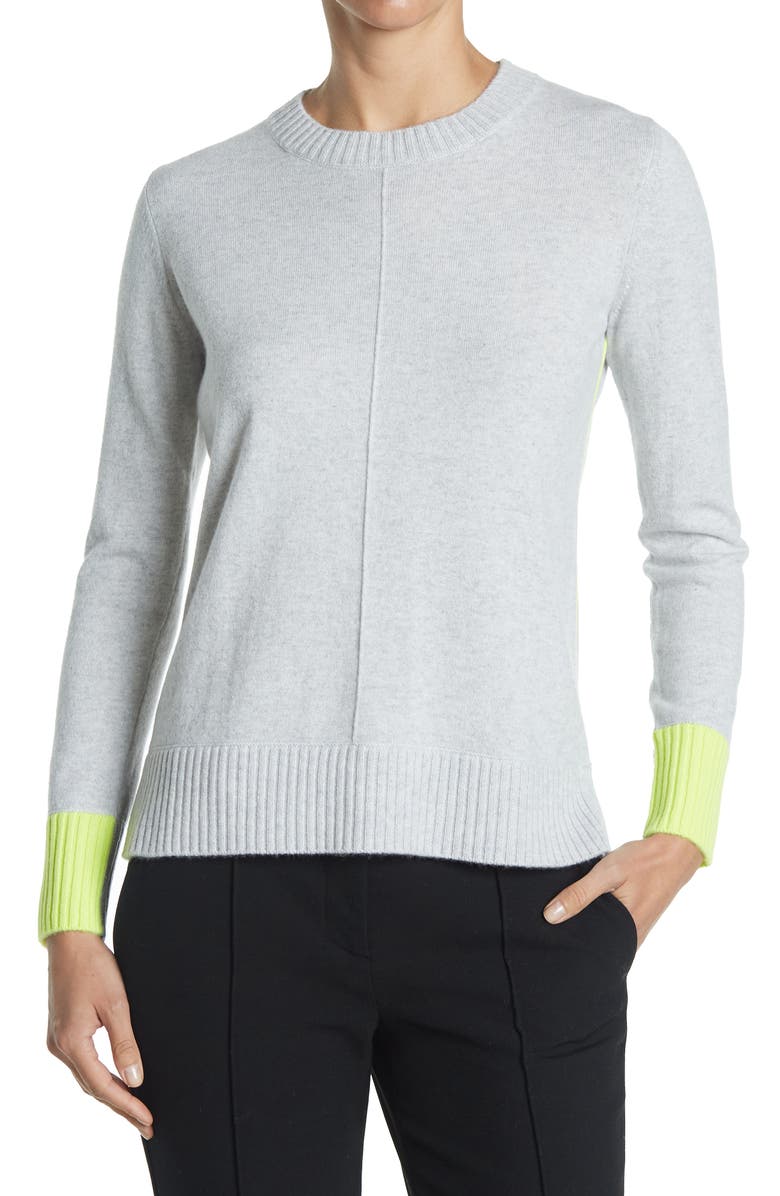 Kinross Contrast Trim Cashmere Sweater | Nordstromrack