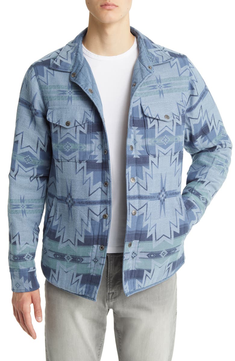 Faherty x Doug Good Feather Bondi Reversible Organic Cotton Shirt ...