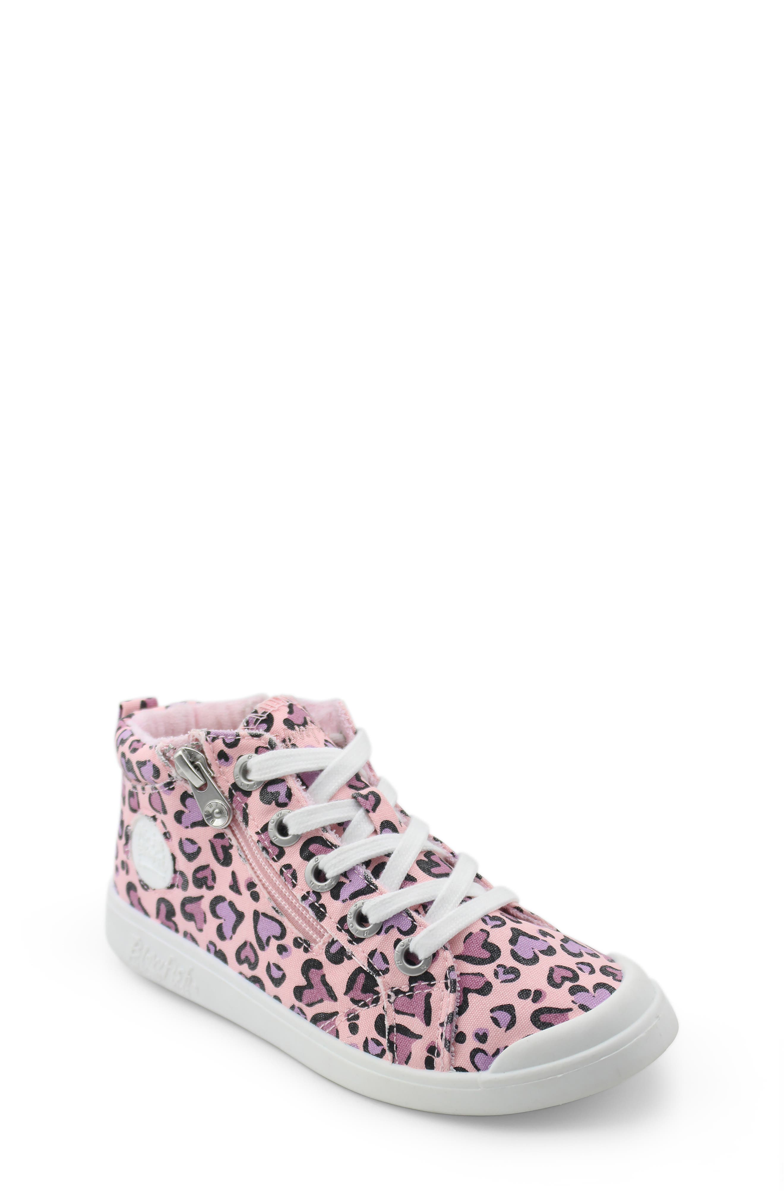 Blowfish Malibu Kids' Valetta Leopard Print High Top Sneaker ...