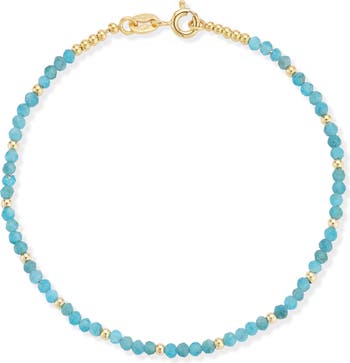 Ember Fine Jewelry 14K Gold Beaded Quartz Bracelet | Nordstromrack