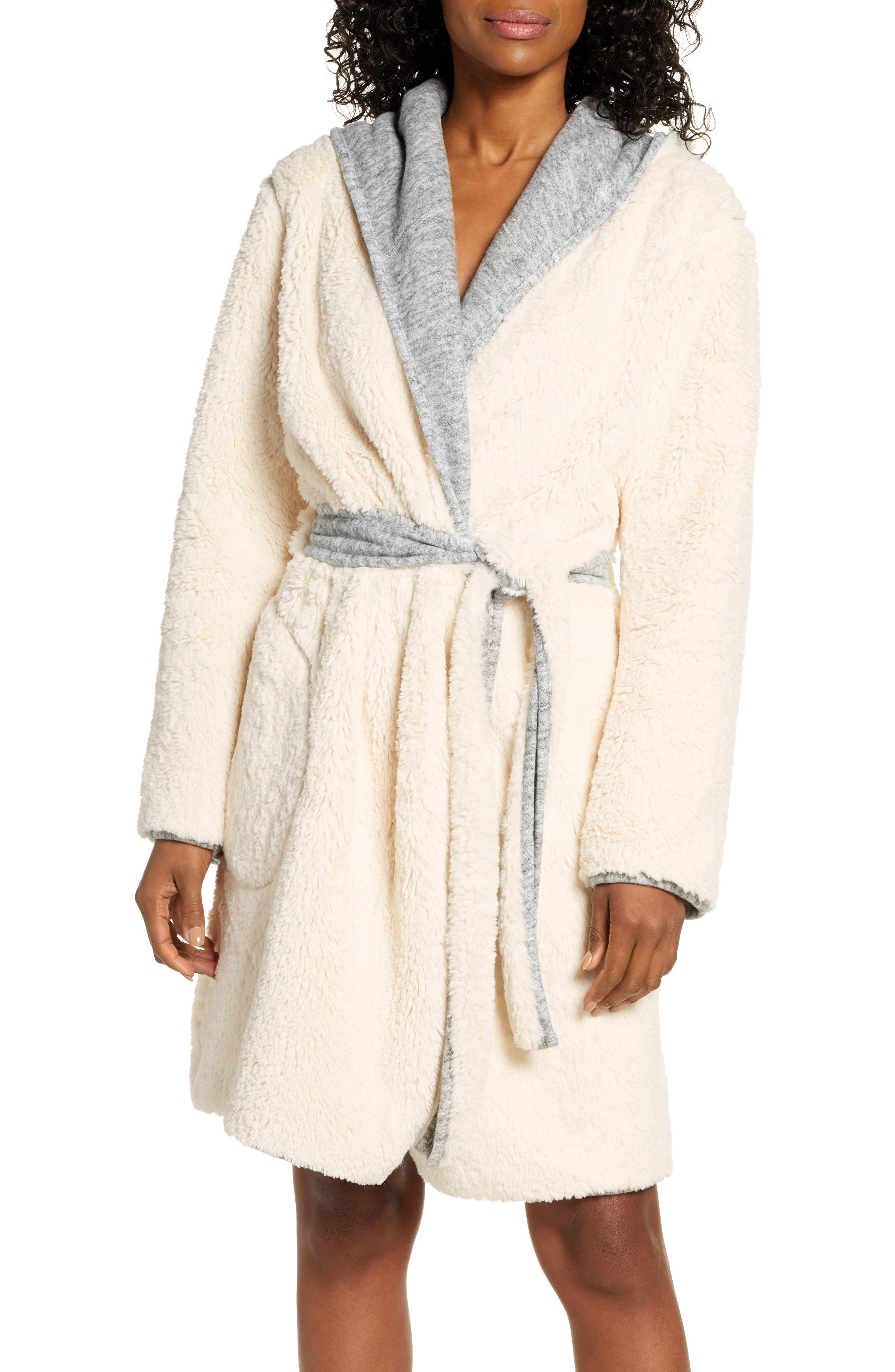 UGG® Portola Reversible Hooded Robe | Nordstrom