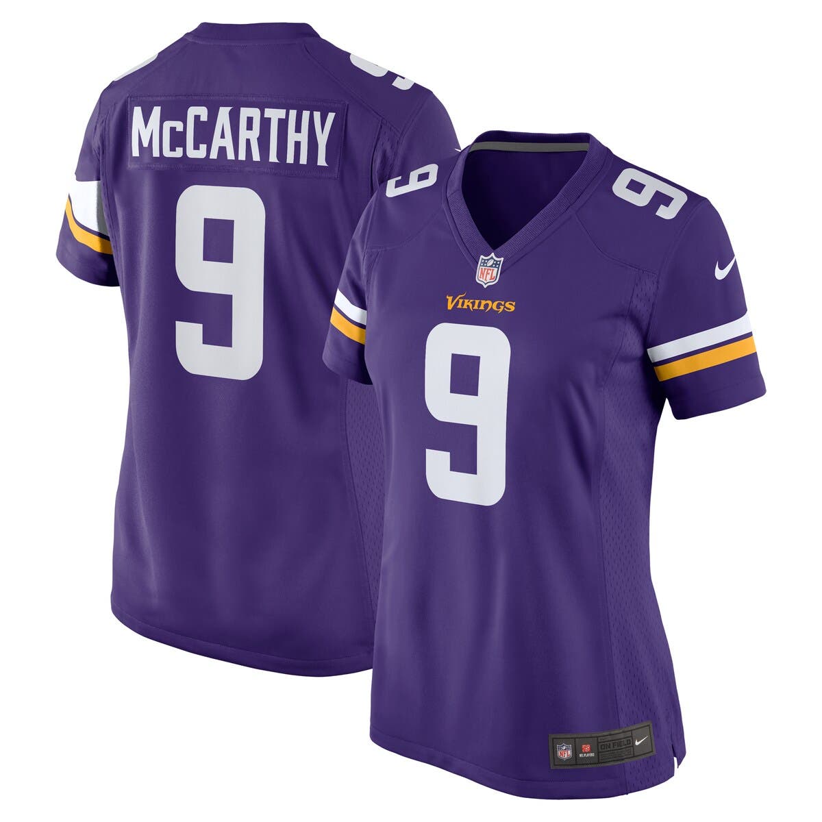 Nike Women's Nike J.J. McCarthy Purple Minnesota Vikings 2024 NFL Draft ...