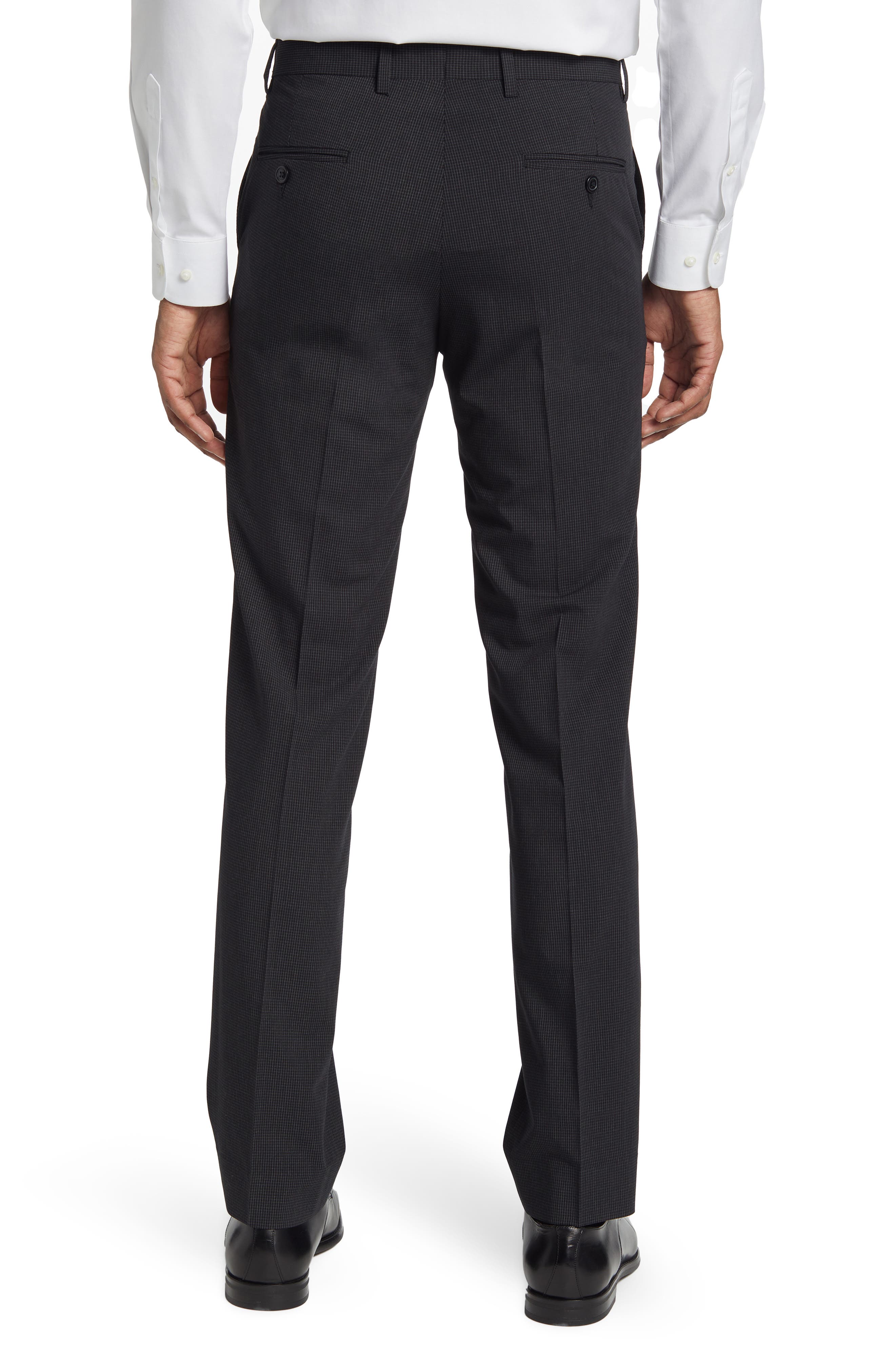 Berle Mini Window Flat Front Trousers | Nordstromrack