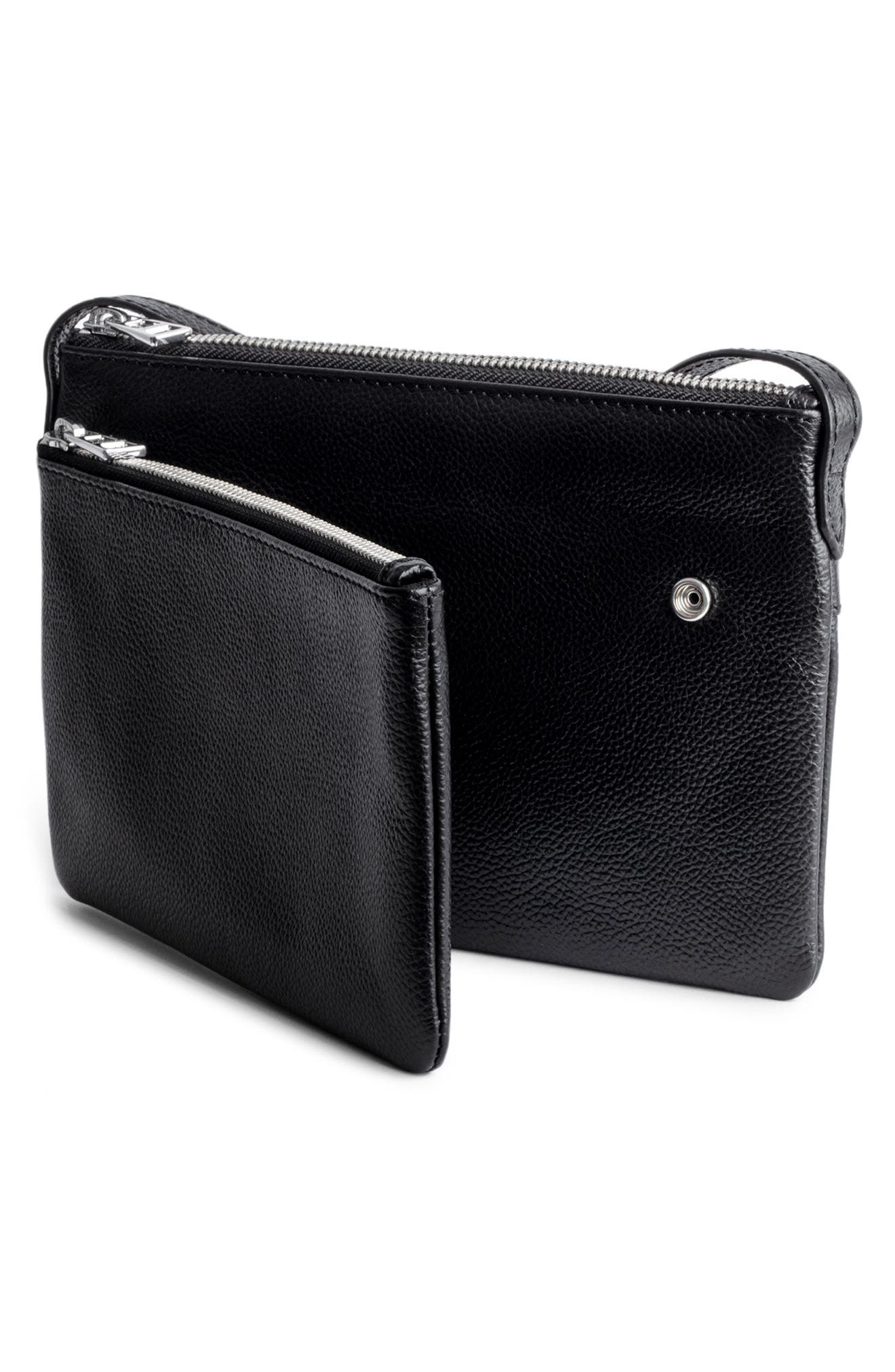 Zadig & Voltaire Stella Wings Leather Crossbody Bag | Nordstromrack