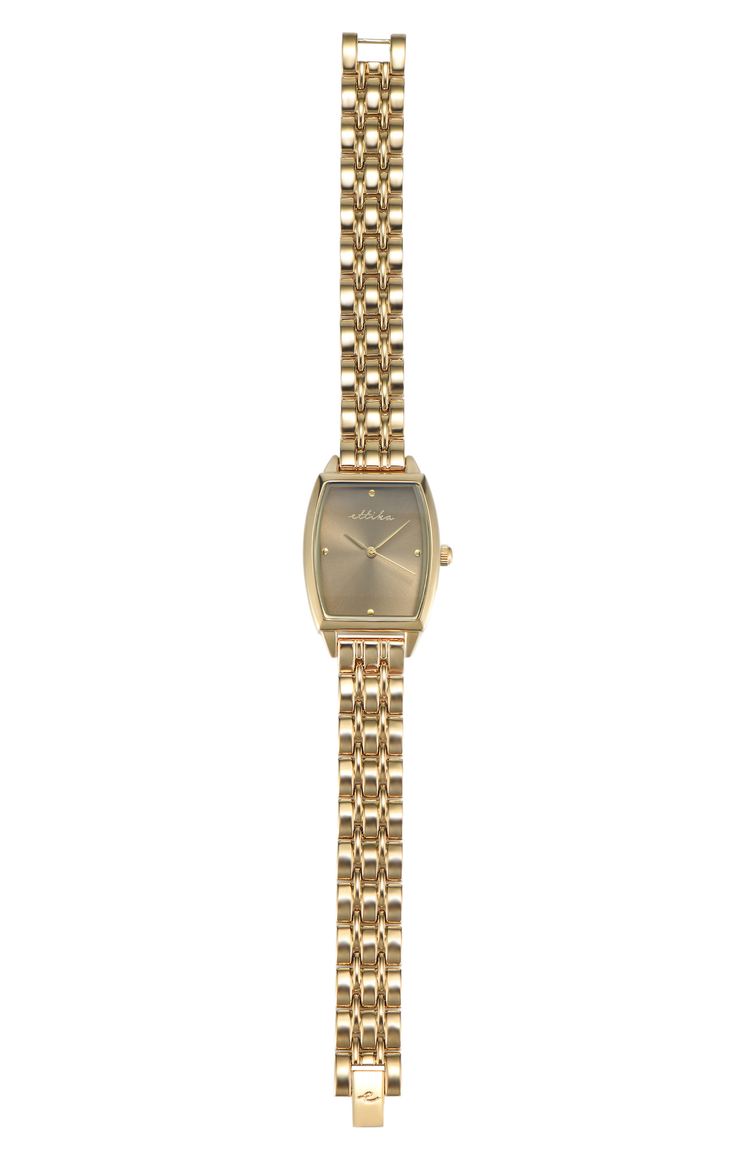 Ettika Shiitake Classic Quartz Bracelet Watch, 25mm x 37mm | Nordstromrack