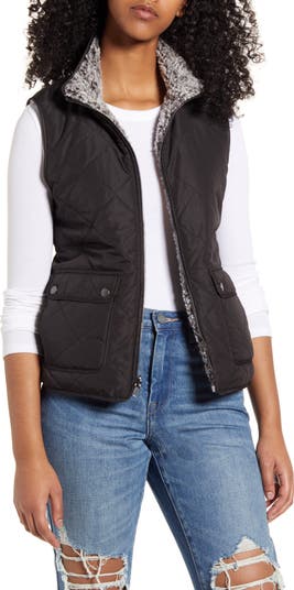 Thread & Supply Reversible Fleece Lined Quilted Vest | Nordstrom