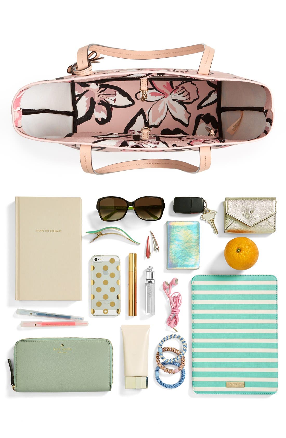 Kate Spade New York 'hawthorne lane floral - small ryan' coated canvas ...