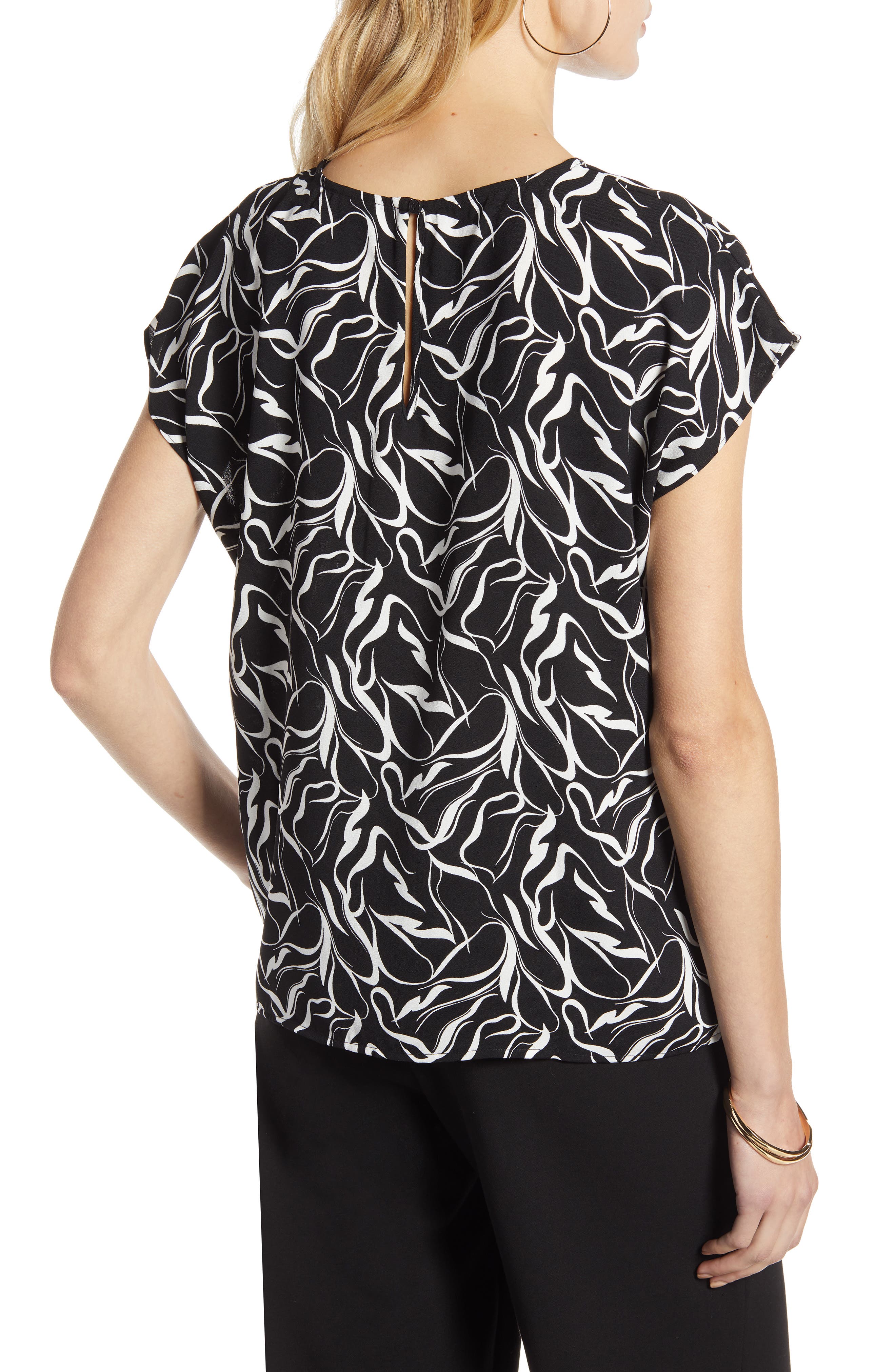Halogen® Cap Sleeve Blouse | Nordstrom