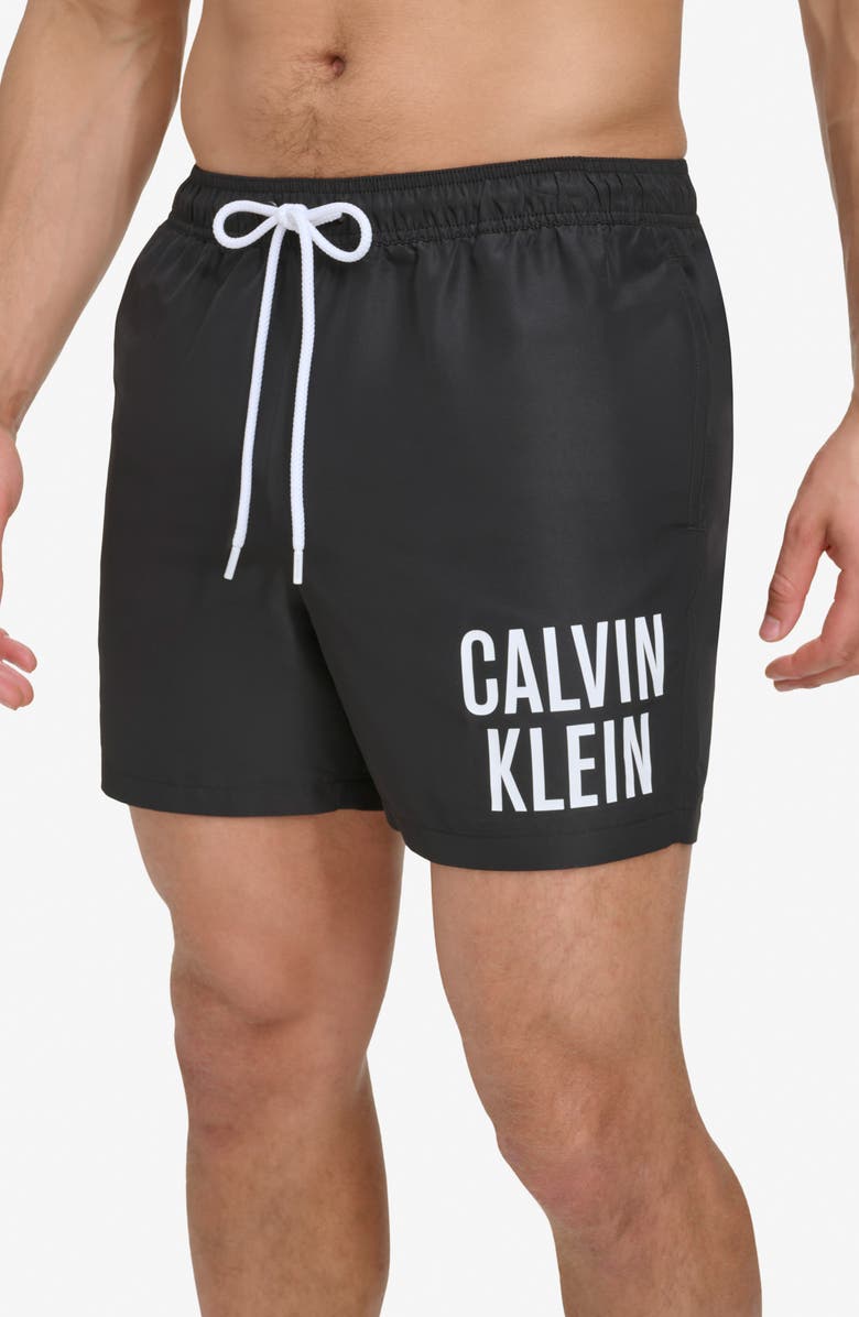 Calvin Klein Modern Euro UPF 40+ Swim Trunks | Nordstromrack