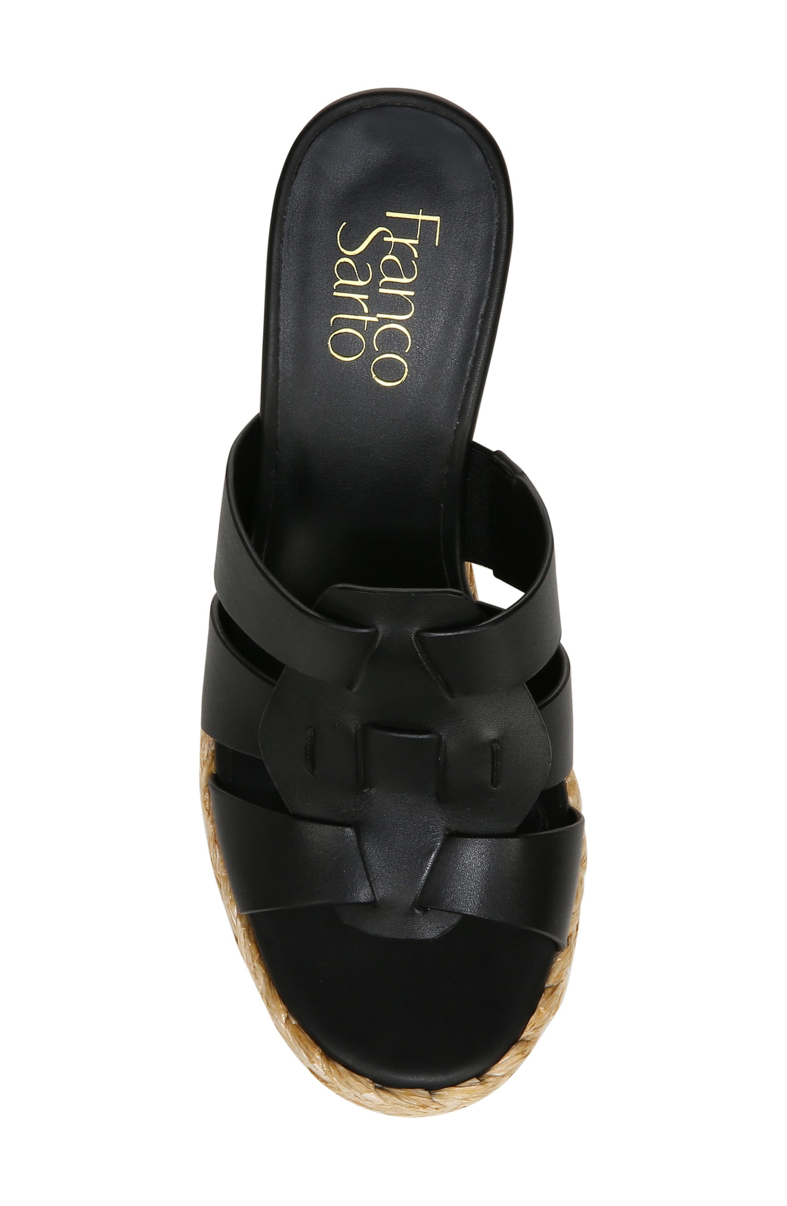 Franco Sarto Fioret Raffia Wedge Sandal (Women) | Nordstrom
