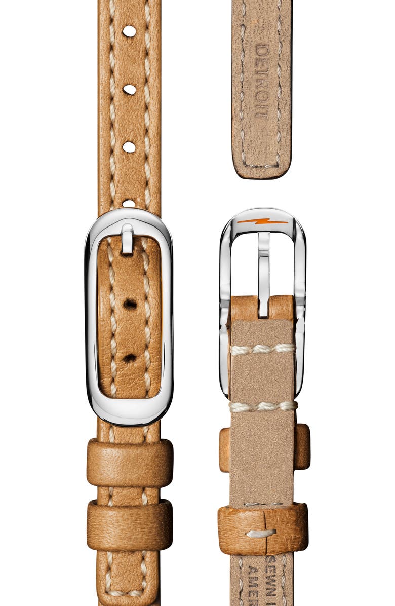 Shinola Birdy Leather Strap Watch, 38mm | Nordstrom