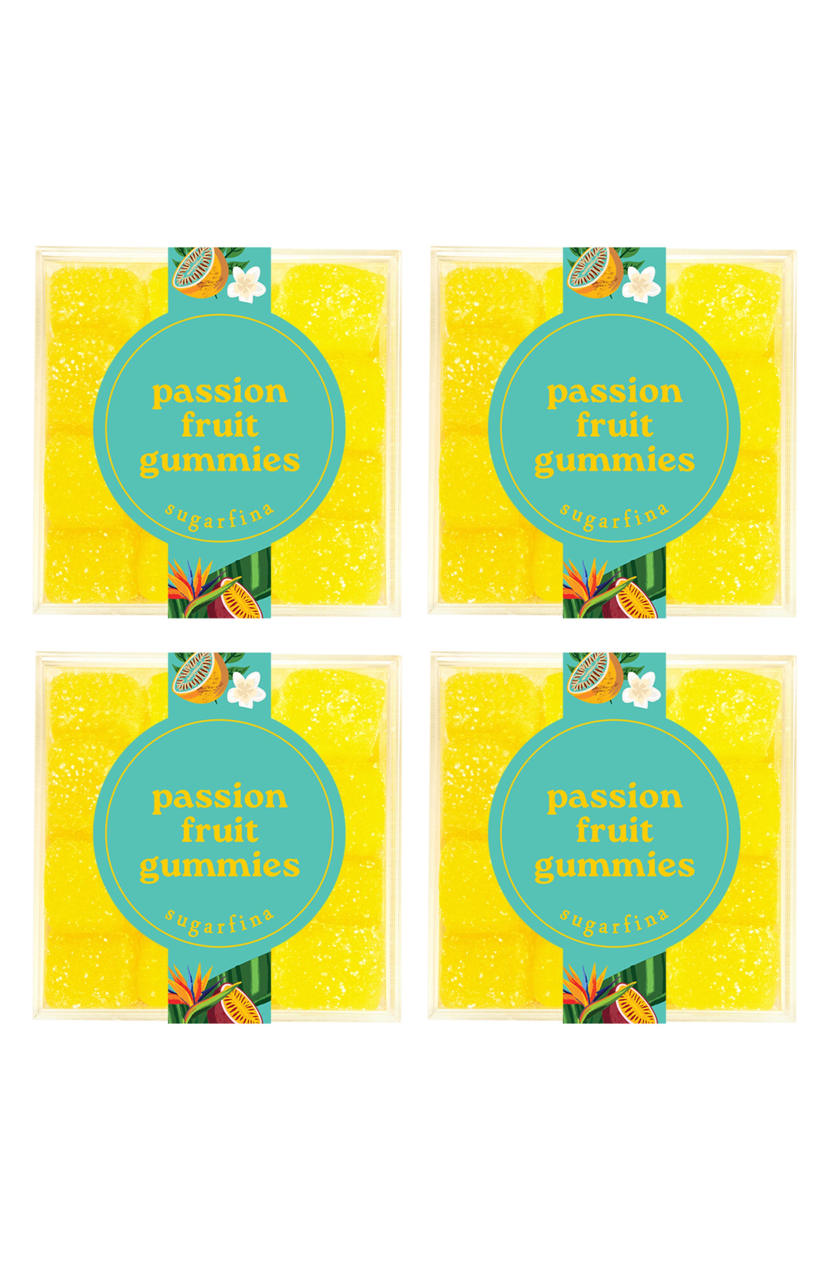 sugarfina Passion Fruit Gummies Set of 4 Candy Cubes | Nordstrom
