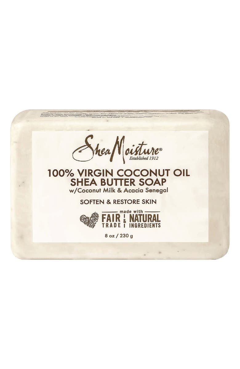 SHEA MOISTURE 100% Virgin Coconut Oil Shea Butter Soap - 8 oz ...