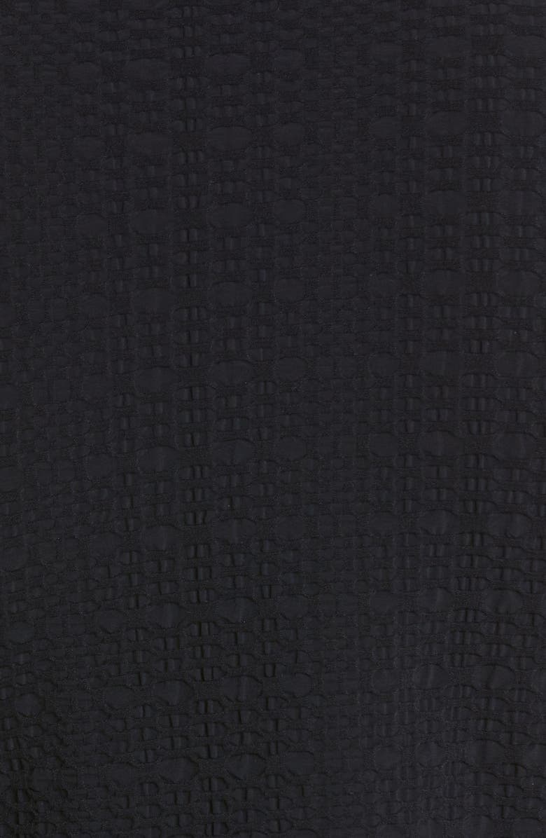 Lisa Marie Fernandez Crop Seersucker Cover-Up Cardigan | Nordstrom