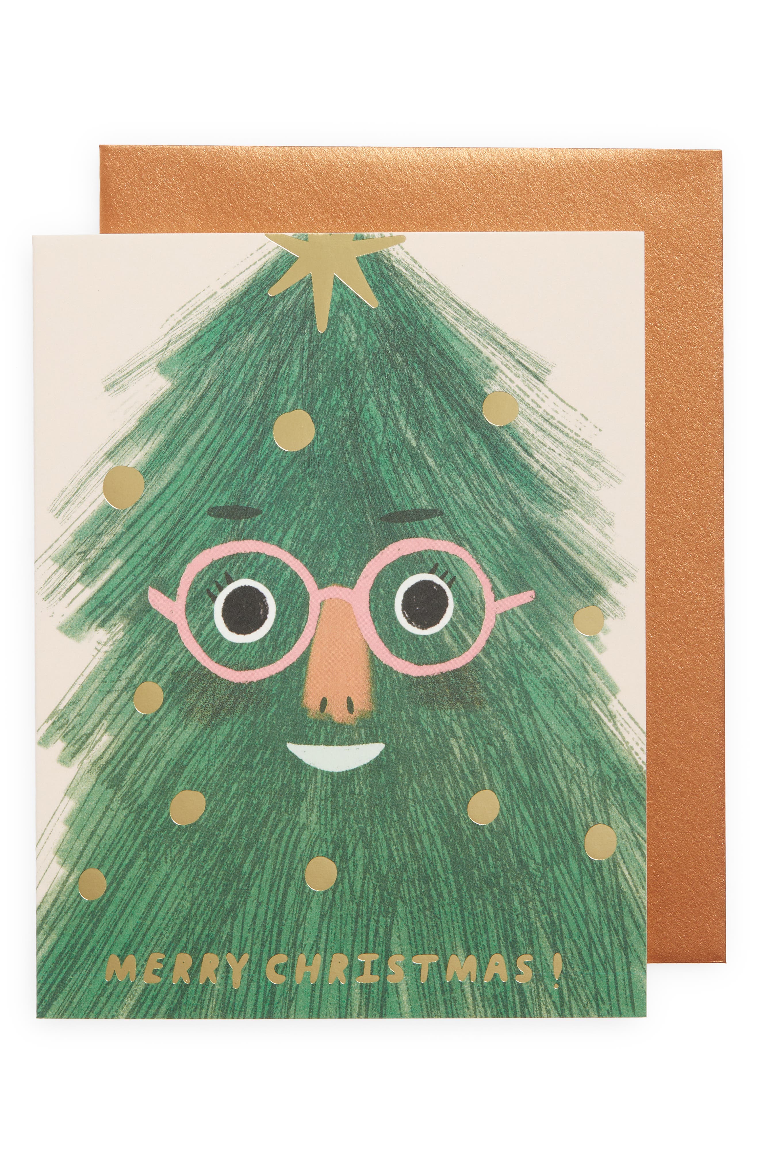 Carolyn Suzuki Goods Fir Face Greeting Card | Nordstromrack