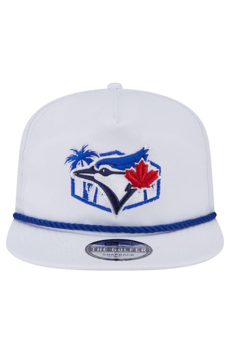 New Era Men's New Era White Toronto Blue Jays Palm Golfer Snapback Hat ...