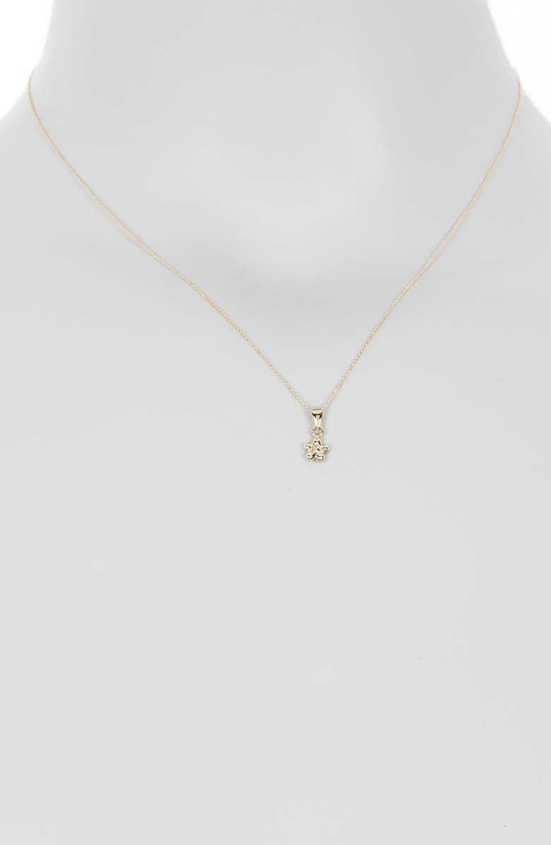 Bony Levy 14K Yellow Gold Flower Pendant Necklace | Nordstromrack