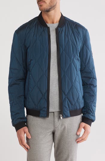 BOSS Ofaster Diamond Quilted Bomber Jacket | Nordstromrack