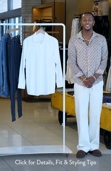 BOSS Max Kent Sharp Fit Cotton Dress Shirt | Nordstromrack