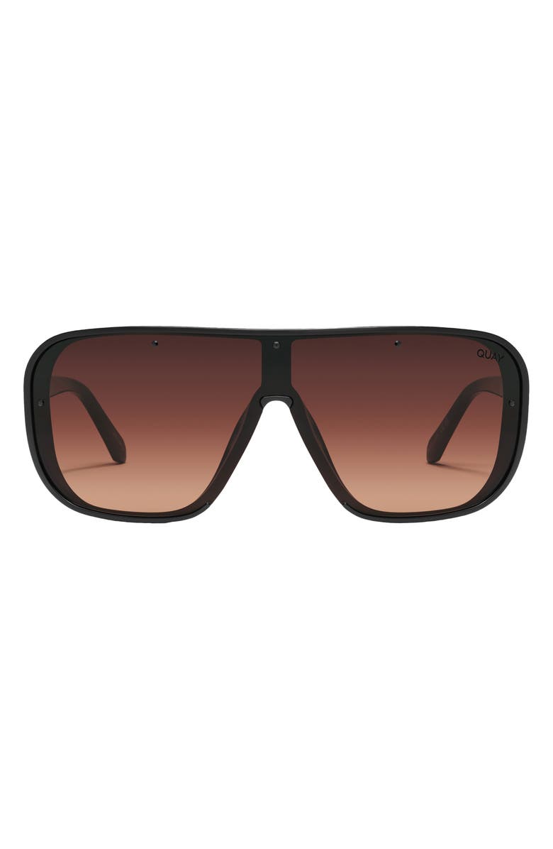 QUAY Center Stage 146mm Gradient Shield Sunglasses | Nordstromrack
