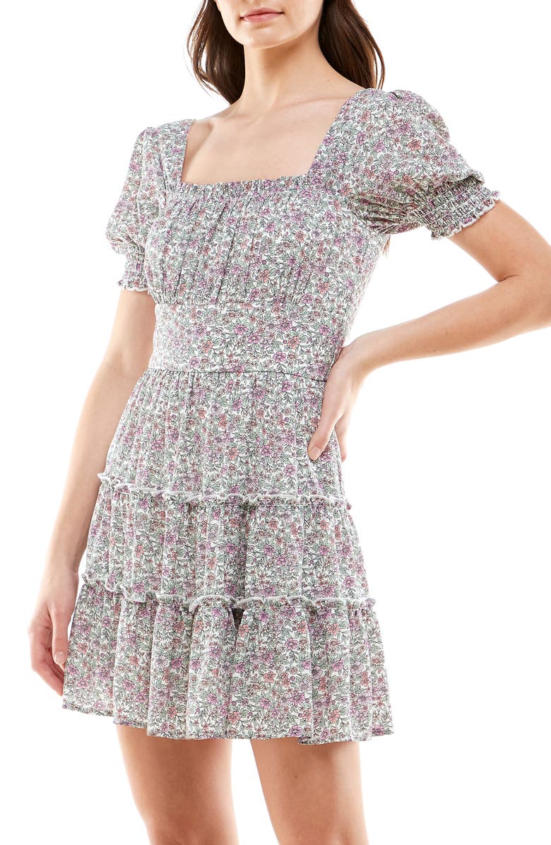 Row A Smocked Sleeve Emma Dress | Nordstromrack