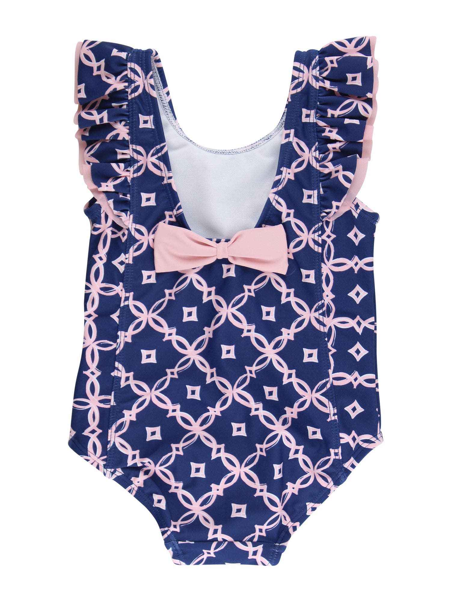 RuffleButts Girls Upf50+ Waterfall One Piece | Nordstrom