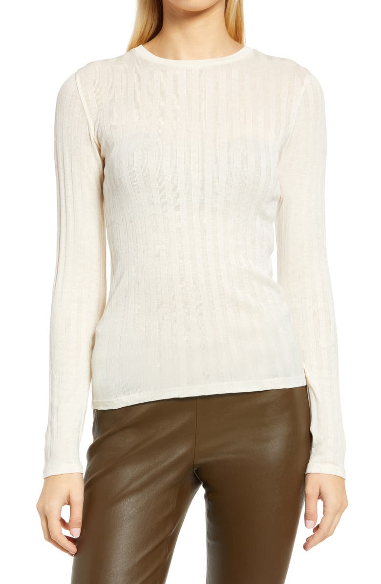 Vince Rib Crew Top | Nordstromrack