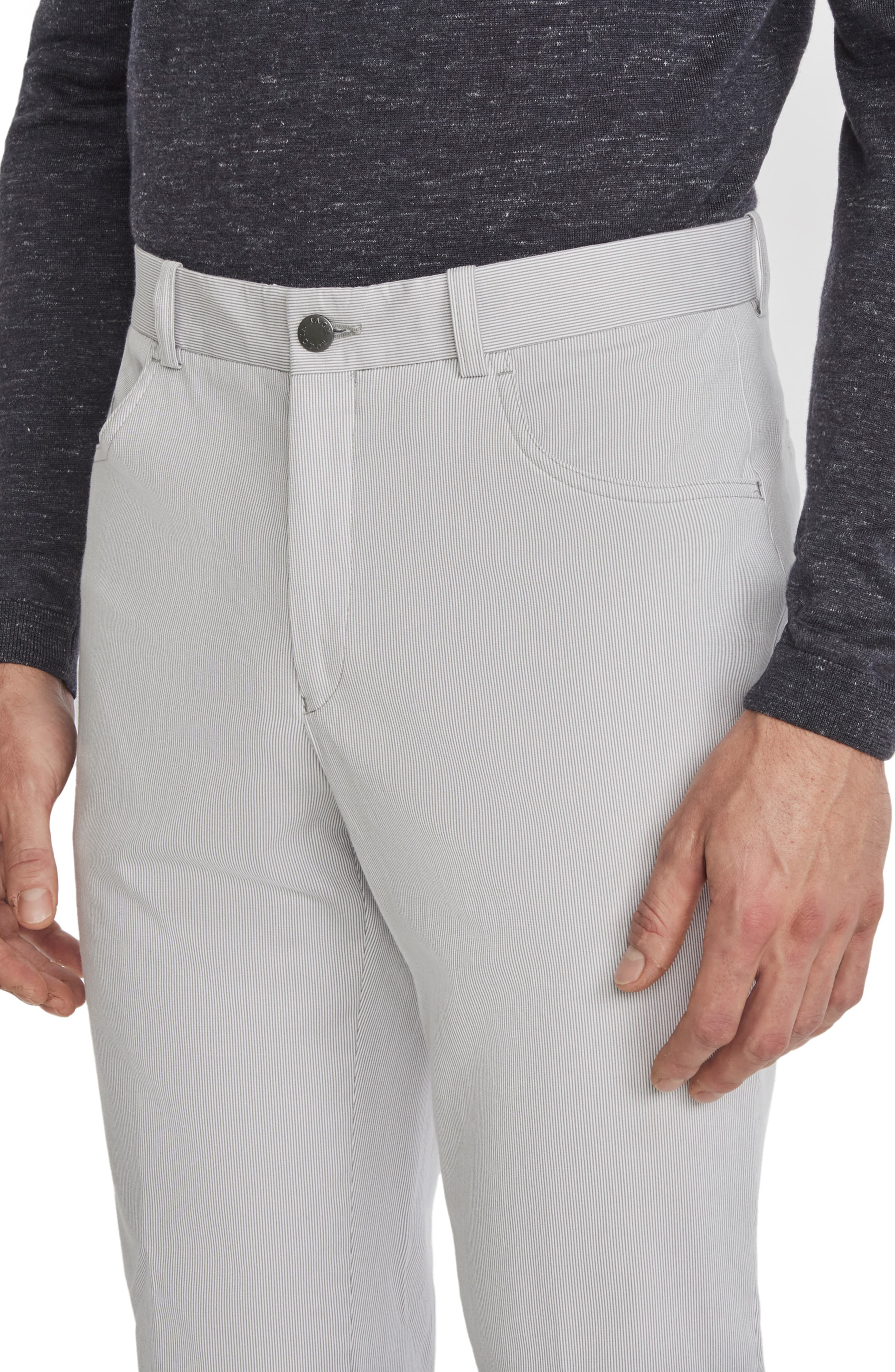 Jack Victor Pinstripe Five-Pocket Taper Leg Pants | Nordstromrack