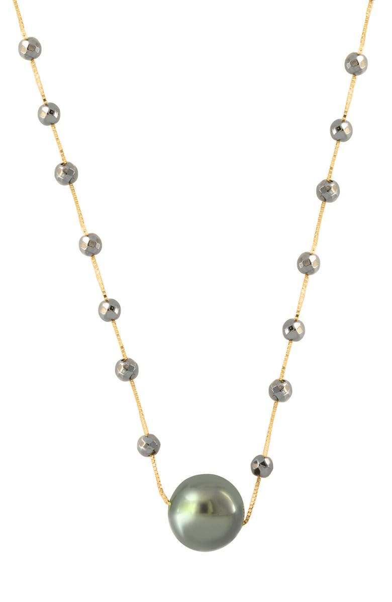 EFFY 14K Gold Tahitian Pearl Necklace | Nordstromrack