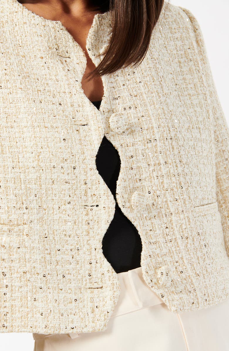 CAMI NYC Giselle Sequin Tweed Jacket | Nordstromrack