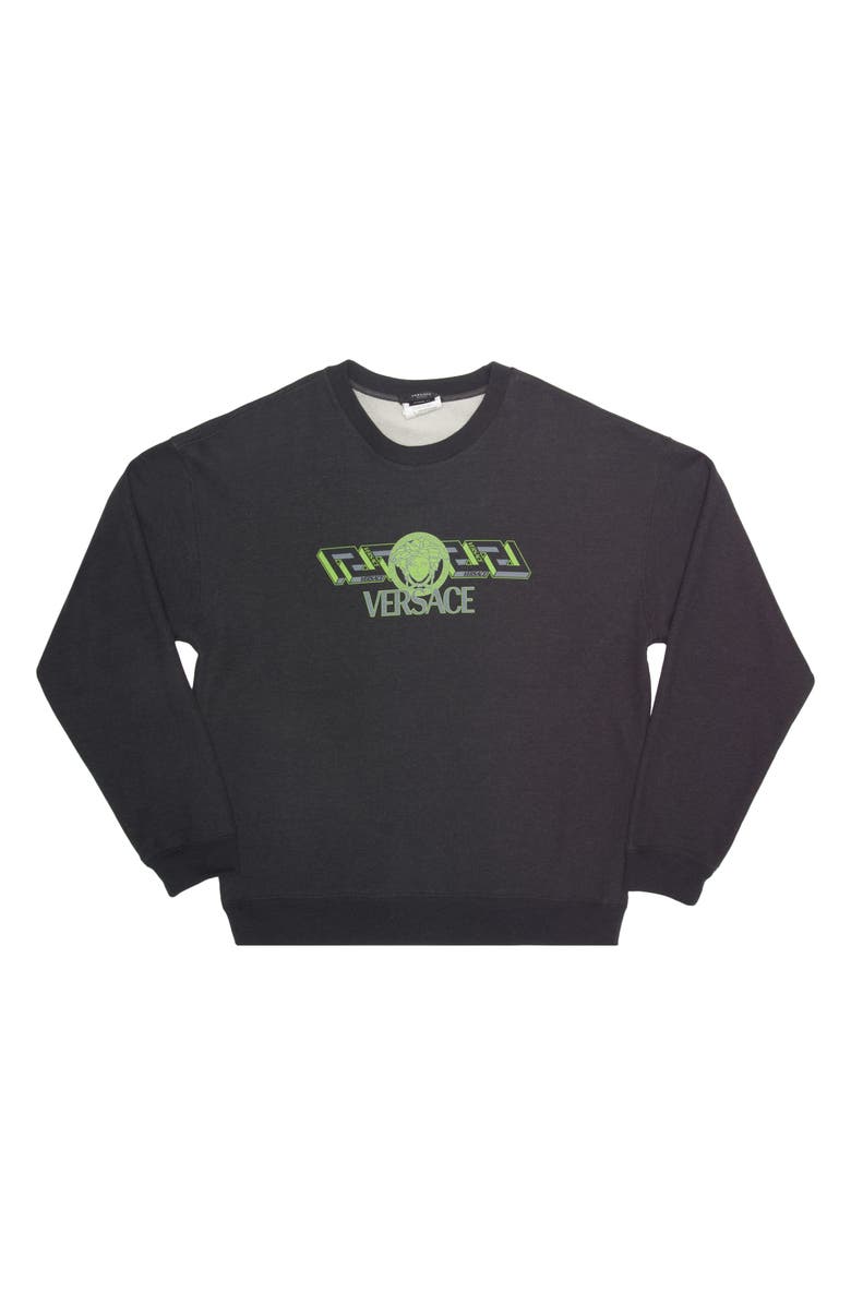 Versace Medusa Greca Cotton Graphic Sweatshirt | Nordstromrack