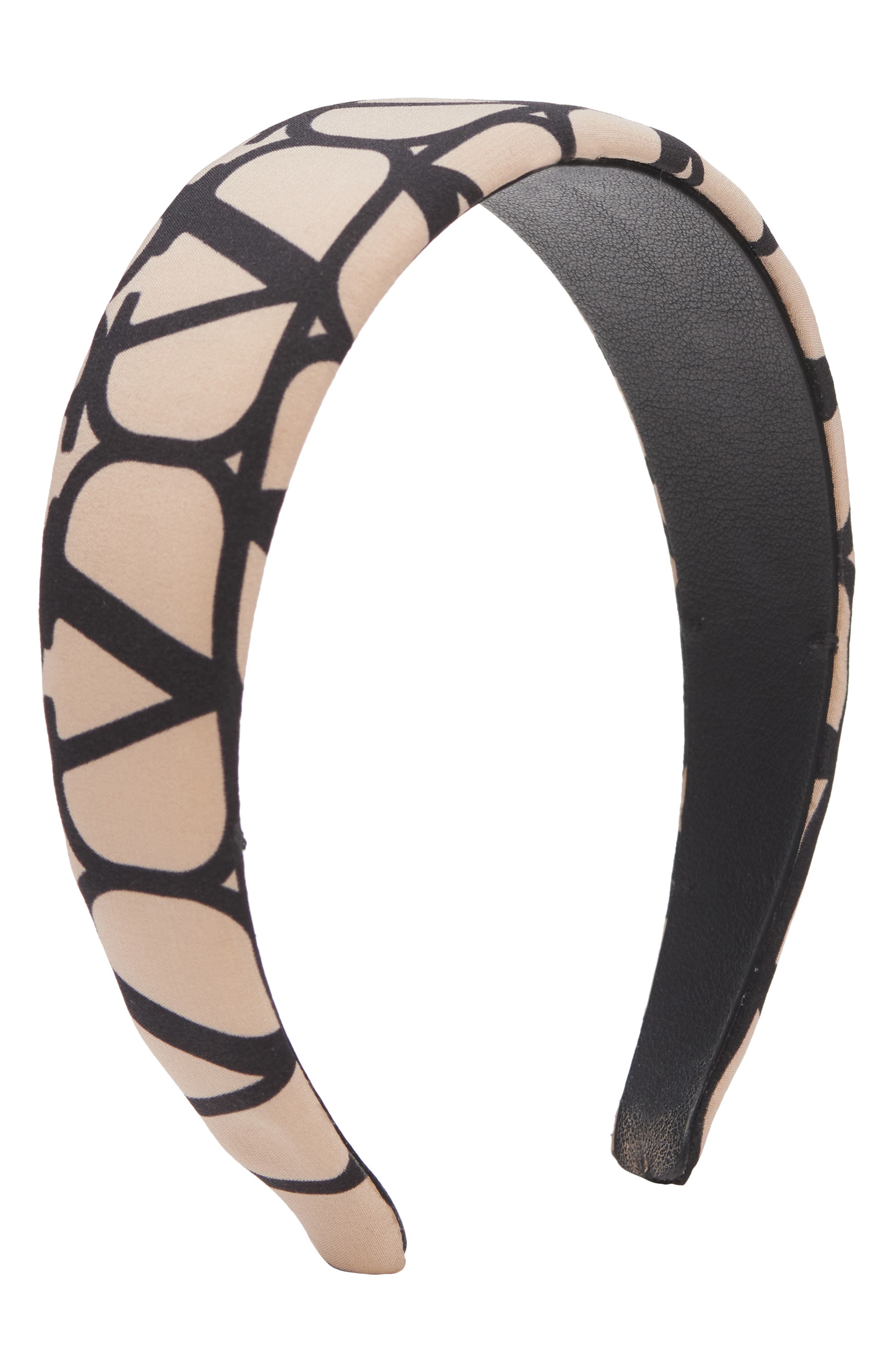 Valentino Garavani Icon VLOGO Padded Silk Headband | Nordstrom