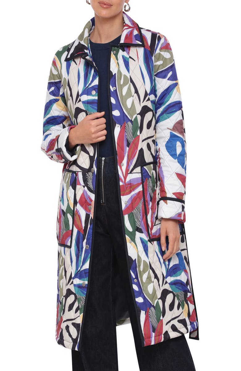 Avec Les Filles Tie Waist Quilted Jacket | Nordstromrack