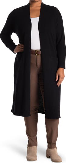 CYRUS Open Front Pocket Long Cardigan Duster | Nordstromrack