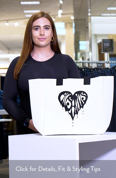 AllSaints Izzy Heart Tote | Nordstromrack