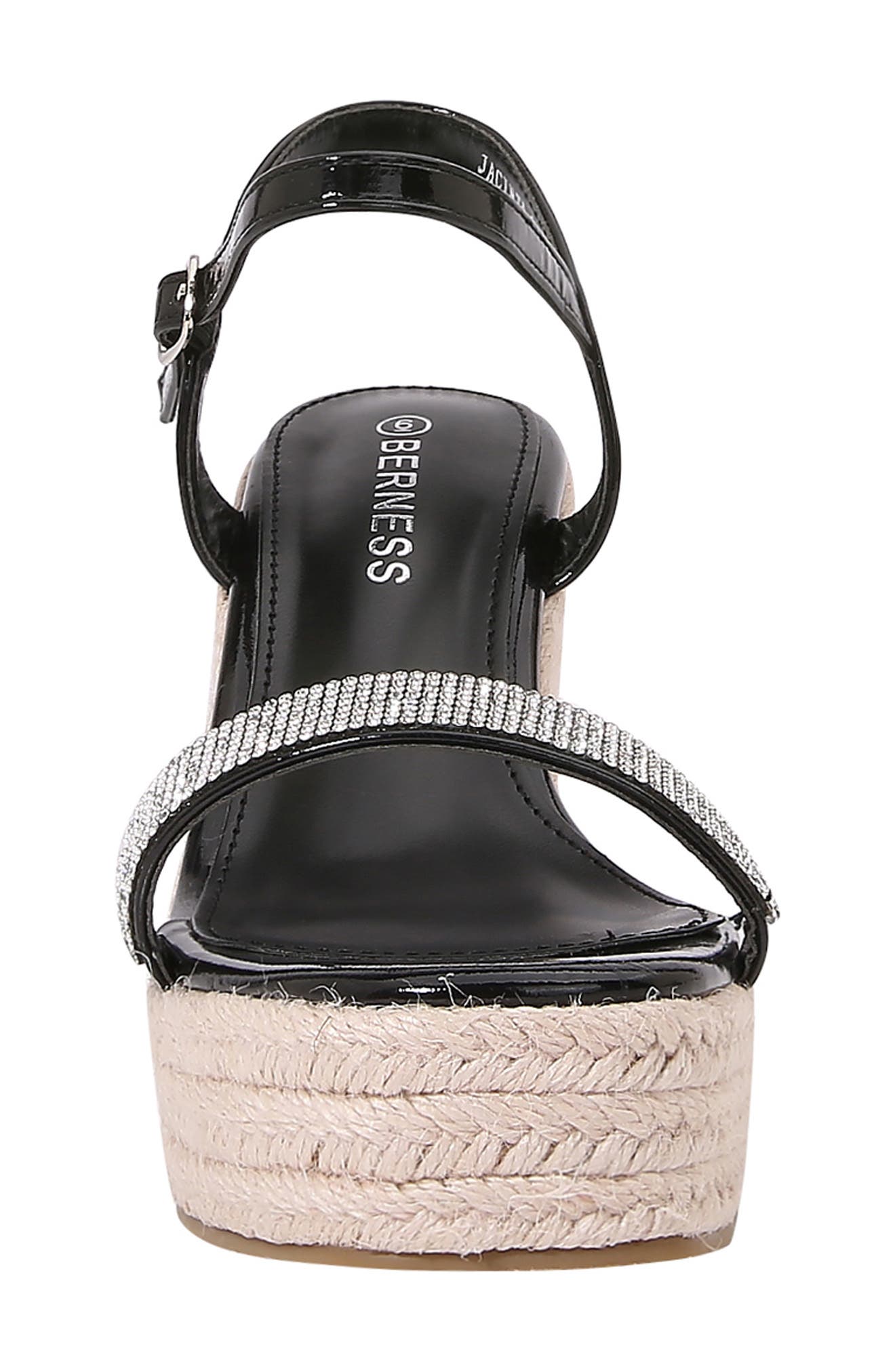 BERNESS Jacinta Rhinestone Epsadrille Wedge Platform Sandal (Women ...
