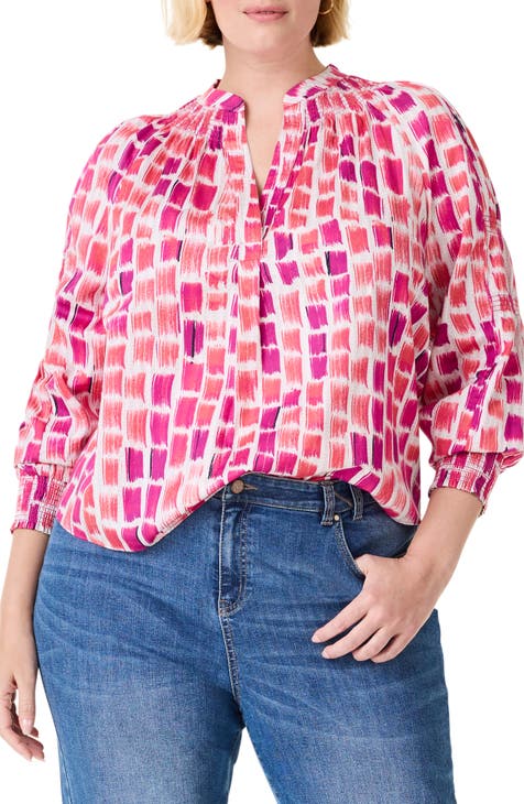 Pink Plus-Size Blouses | Nordstrom