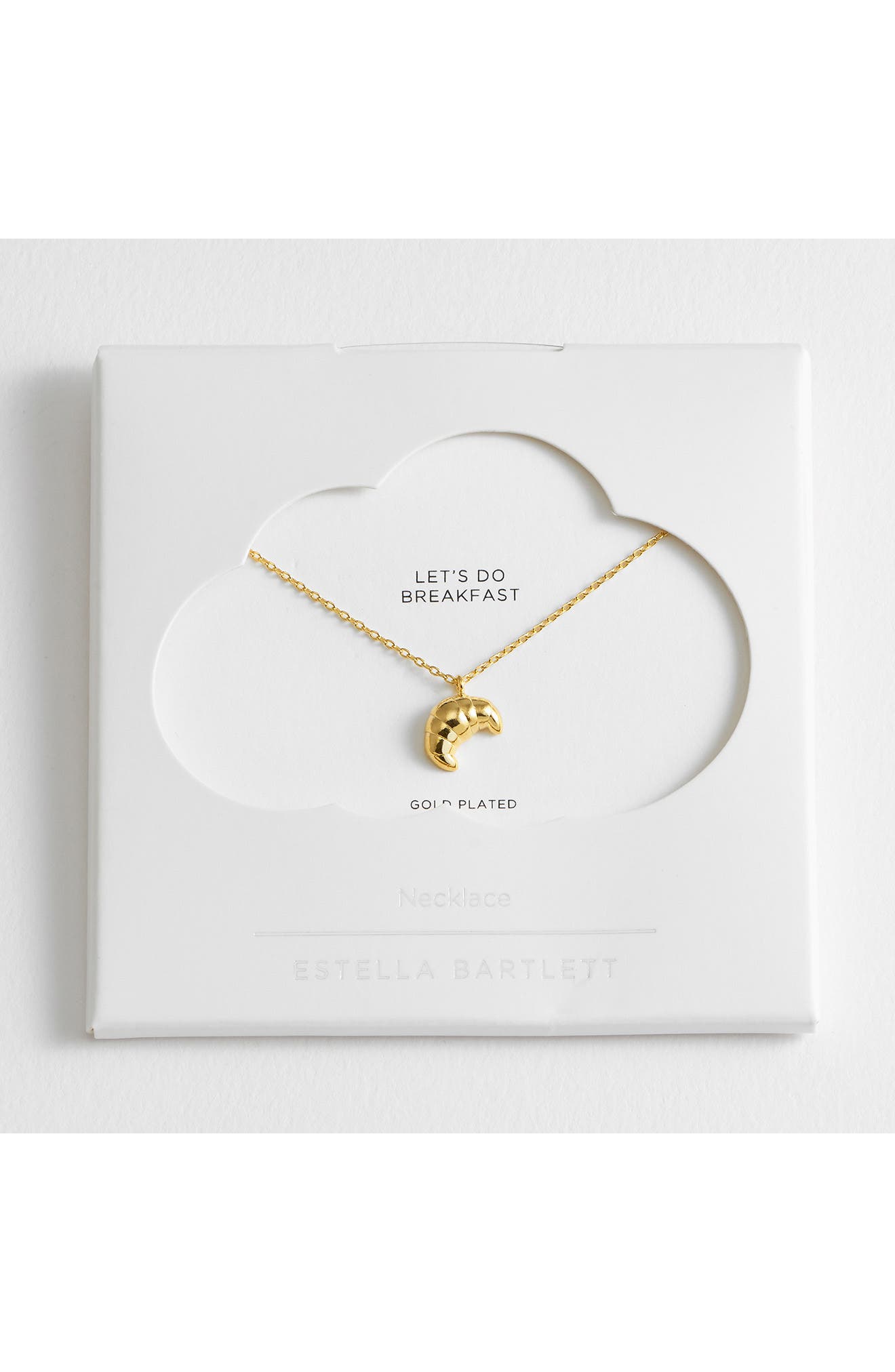 Estella Bartlett Croissant Necklace | Nordstrom