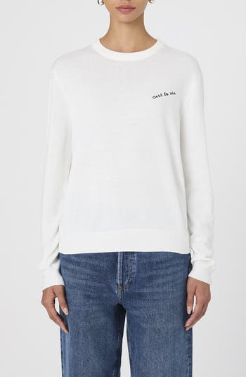 French Connection Logo Script Sweater | Nordstrom